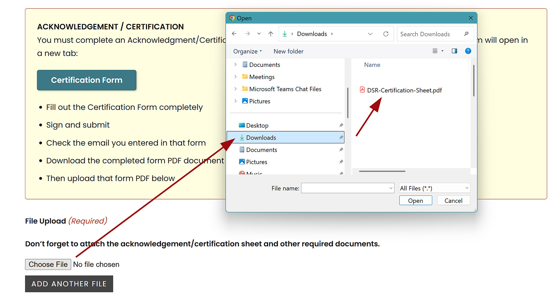 Online Forms How-to – Navajo Nation DSR
